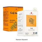 Organic herbal tea with goji