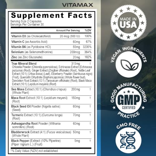 Organic herbal vitamin blend
