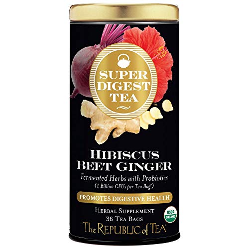 organic hibiscus beet ginger herbal tea