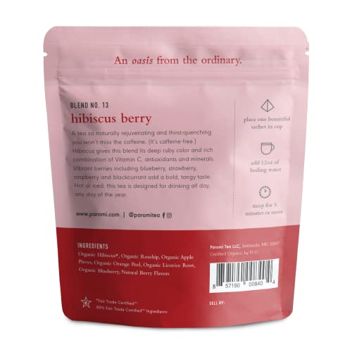 organic hibiscus berry tea bags