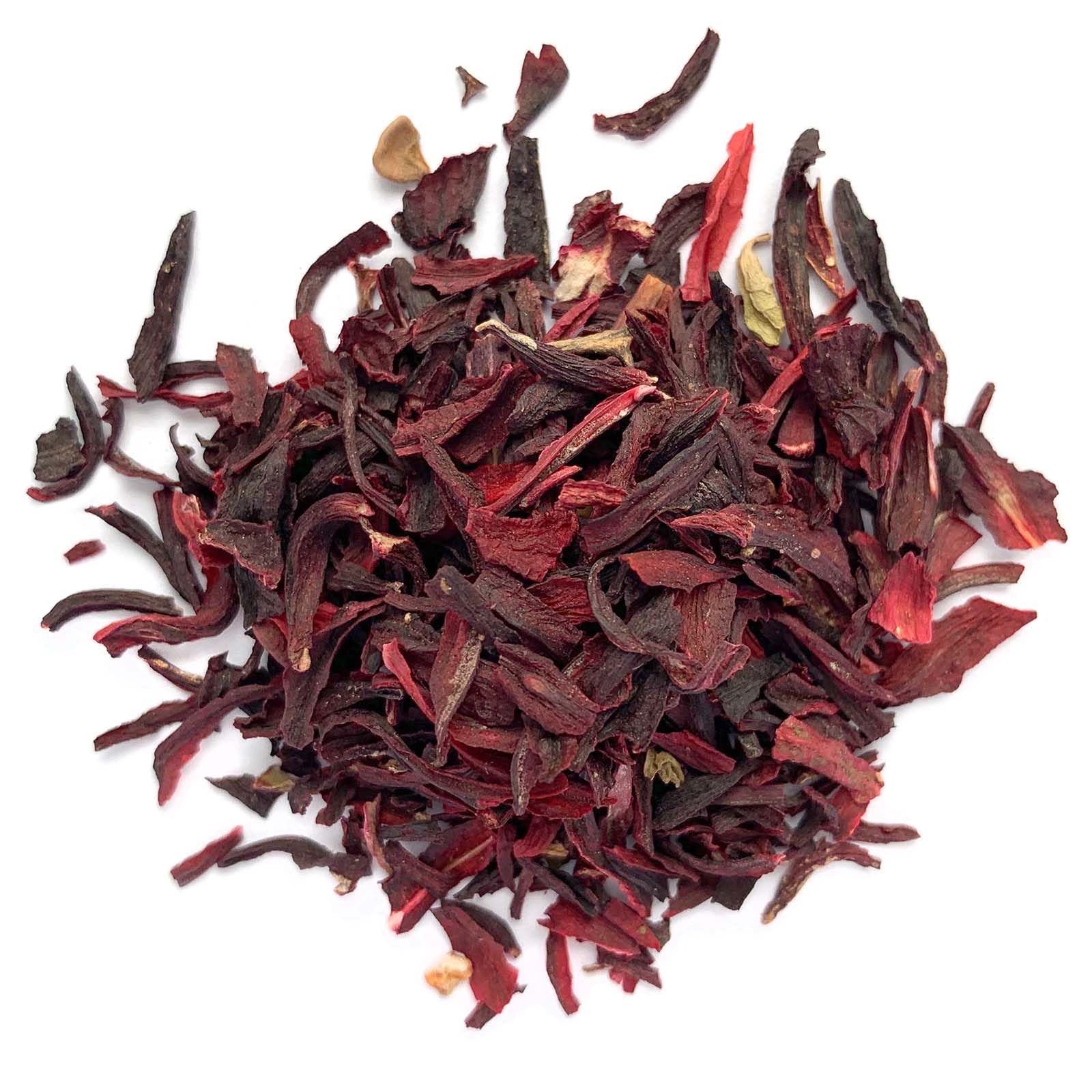 organic hibiscus flower herbal tea