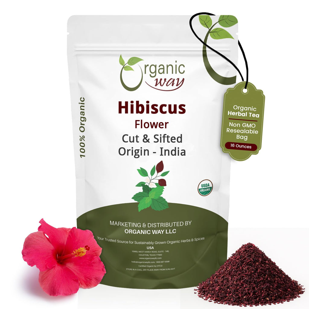 organic hibiscus flower tea
