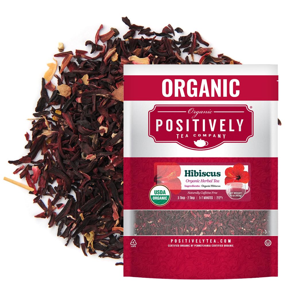organic hibiscus herbal tea blend
