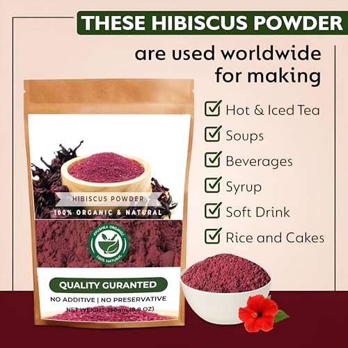 organic hibiscus petals for hair care
