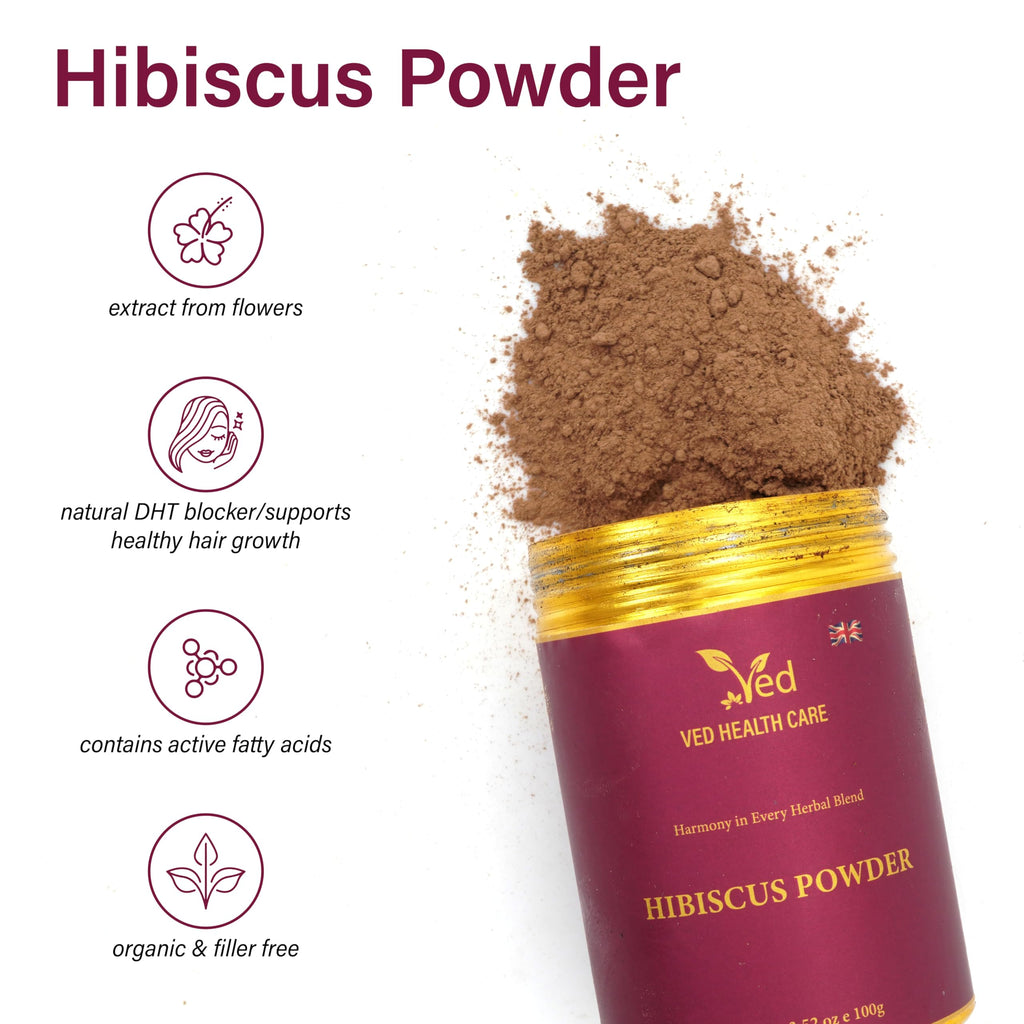 organic hibiscus powder for hair growth