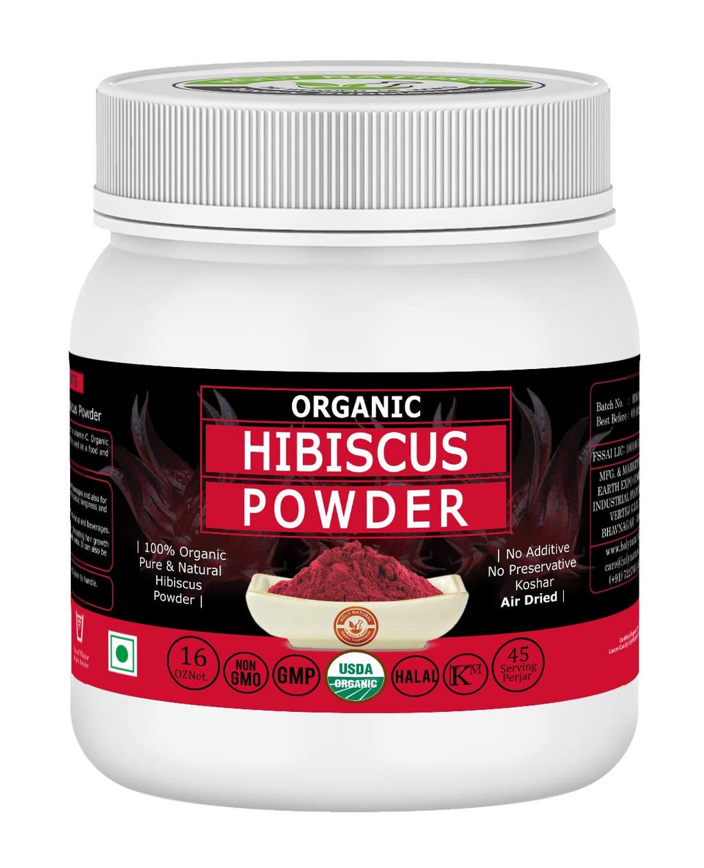 organic hibiscus powder for smoothies