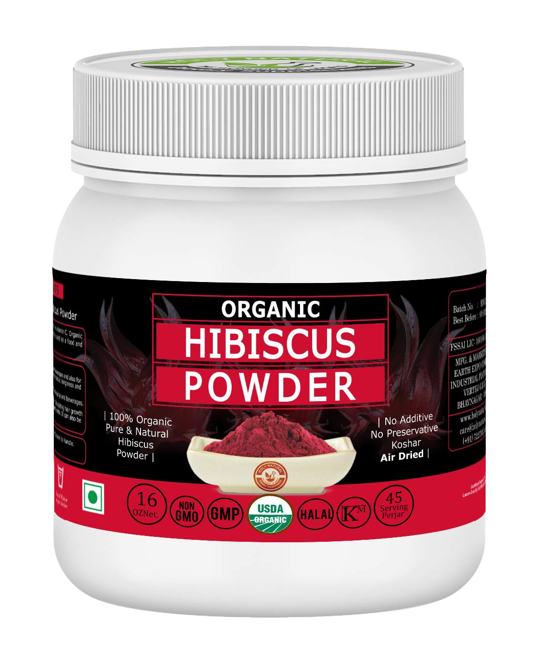 organic hibiscus powder for smoothies