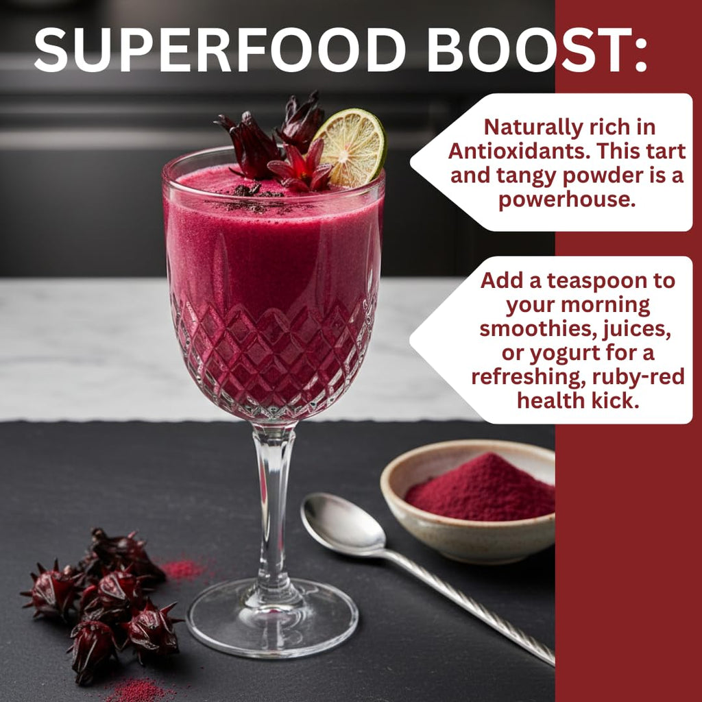 organic hibiscus powder for smoothies