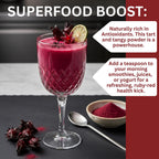 organic hibiscus powder for smoothies