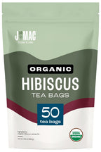 organic hibiscus tea bags 50 count