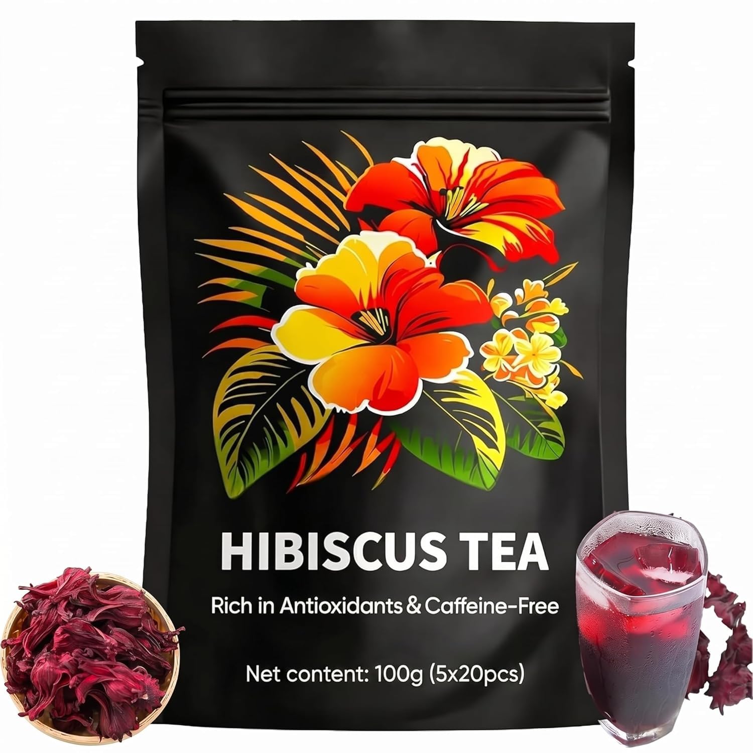 organic hibiscus tea bags