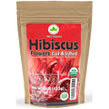 organic hibiscus tea flowers