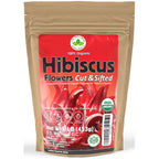 organic hibiscus tea flowers