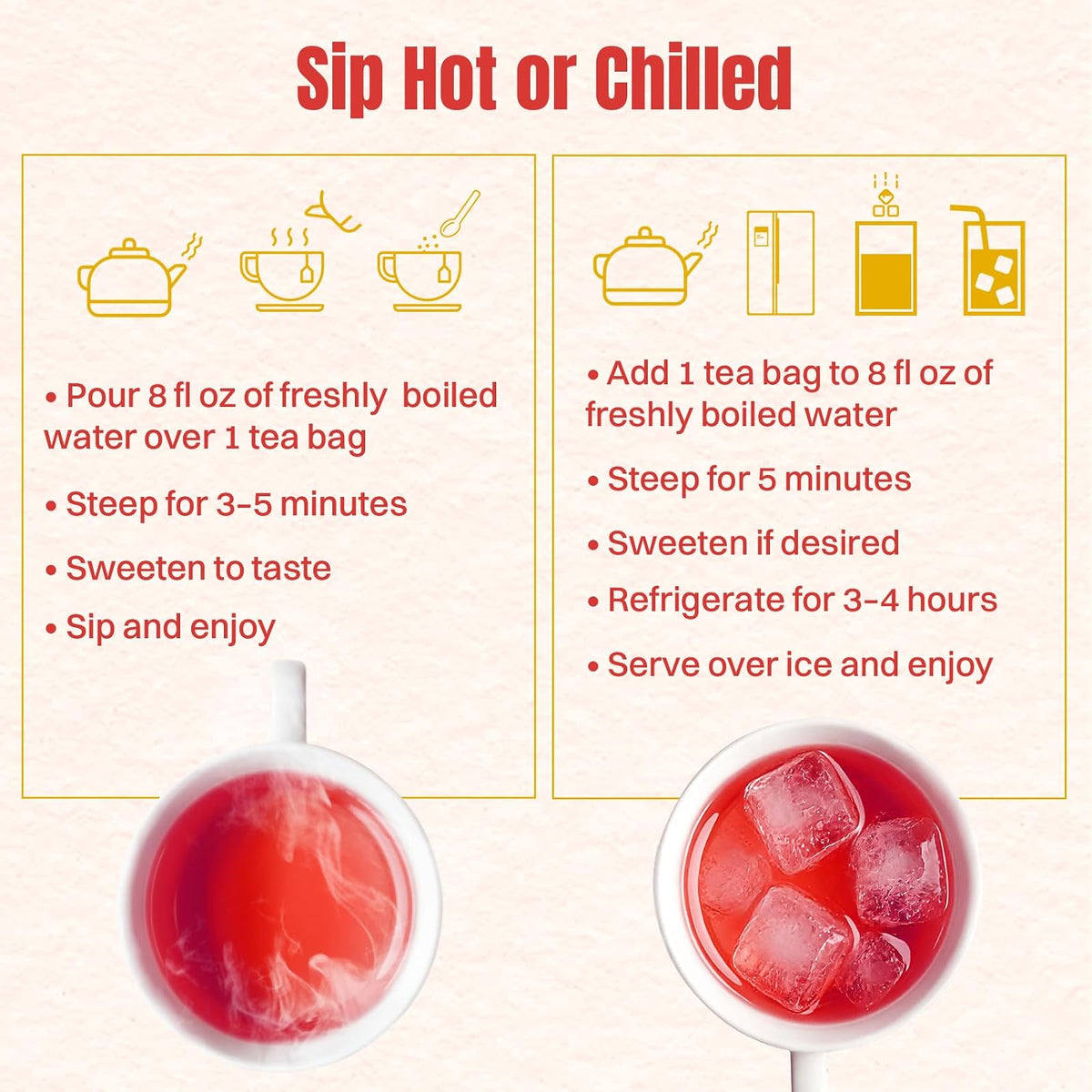 Organic hibiscus tea for health