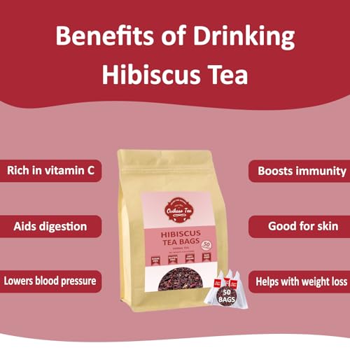 Organic hibiscus tea for hydration
