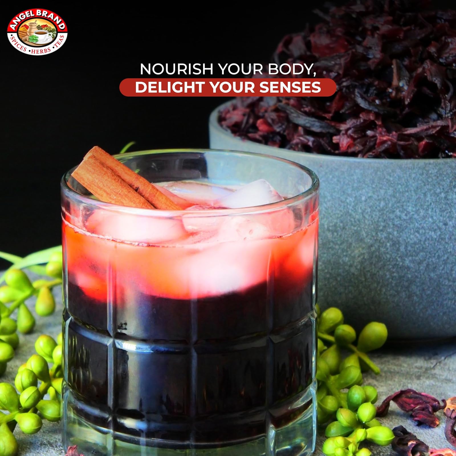 organic hibiscus tea for relaxation