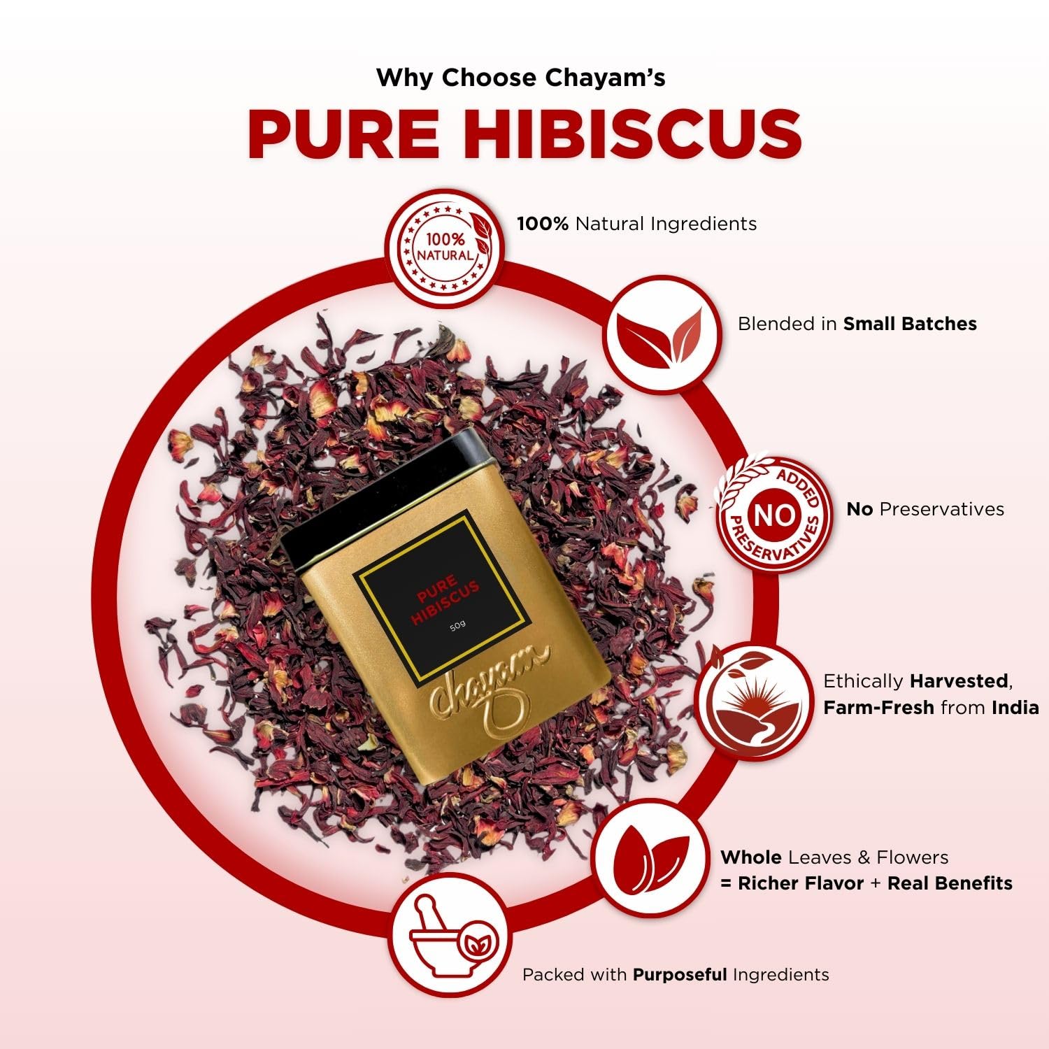 organic hibiscus tea for relaxation