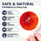 Organic hibiscus tea for relaxation