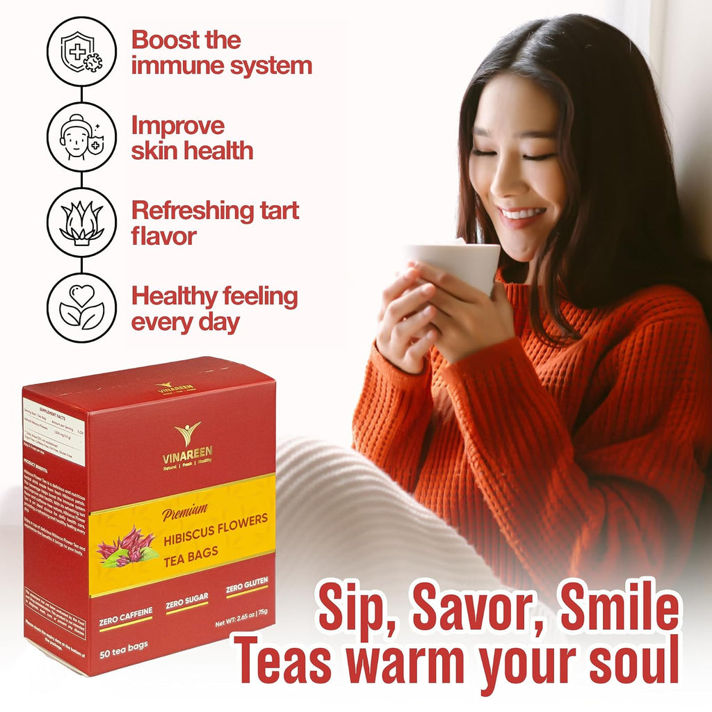 organic hibiscus tea for relaxation