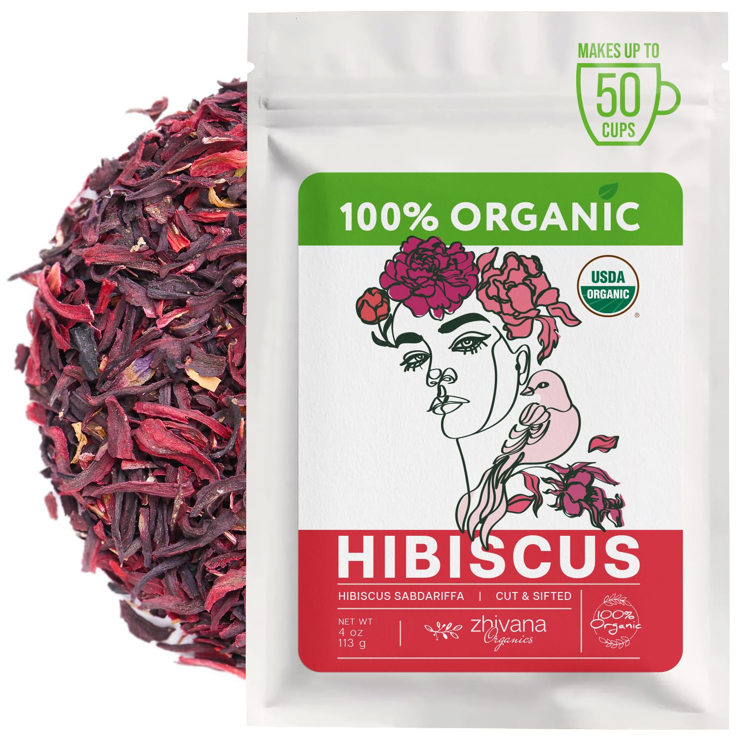 organic hibiscus tea loose leaf