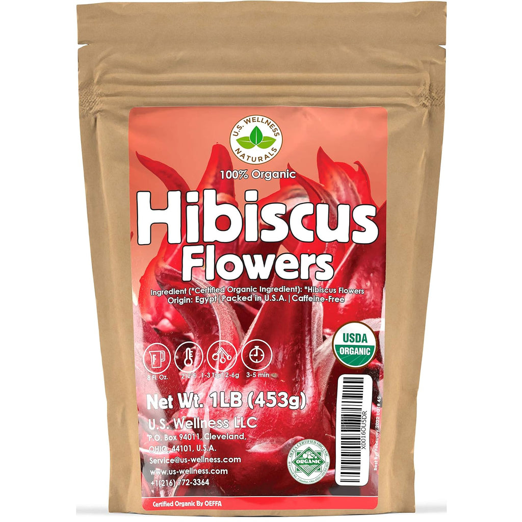 organic hibiscus tea whole petals