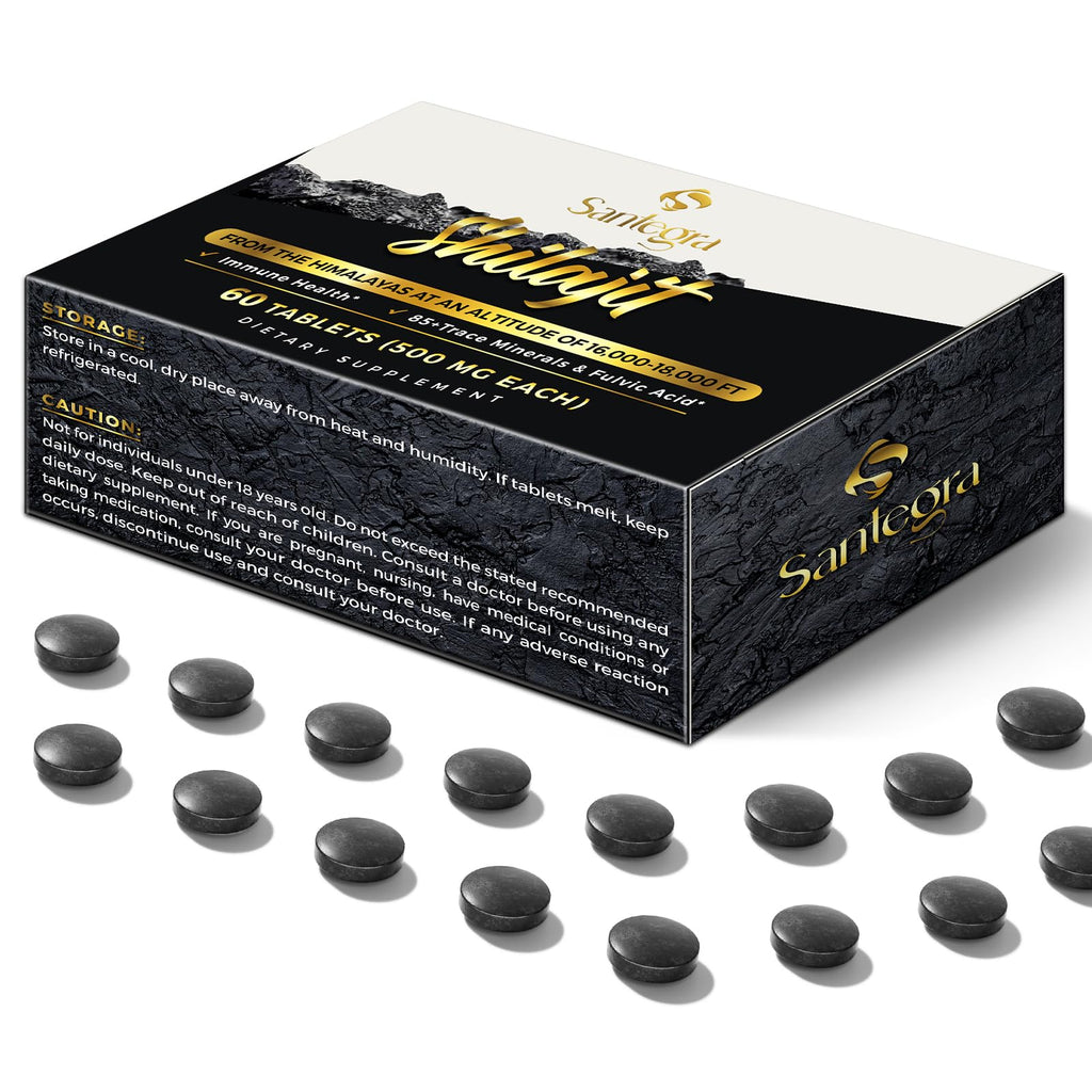 organic Himalayan Shilajit tablets