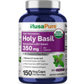 Organic Holy Basil capsules for wellness