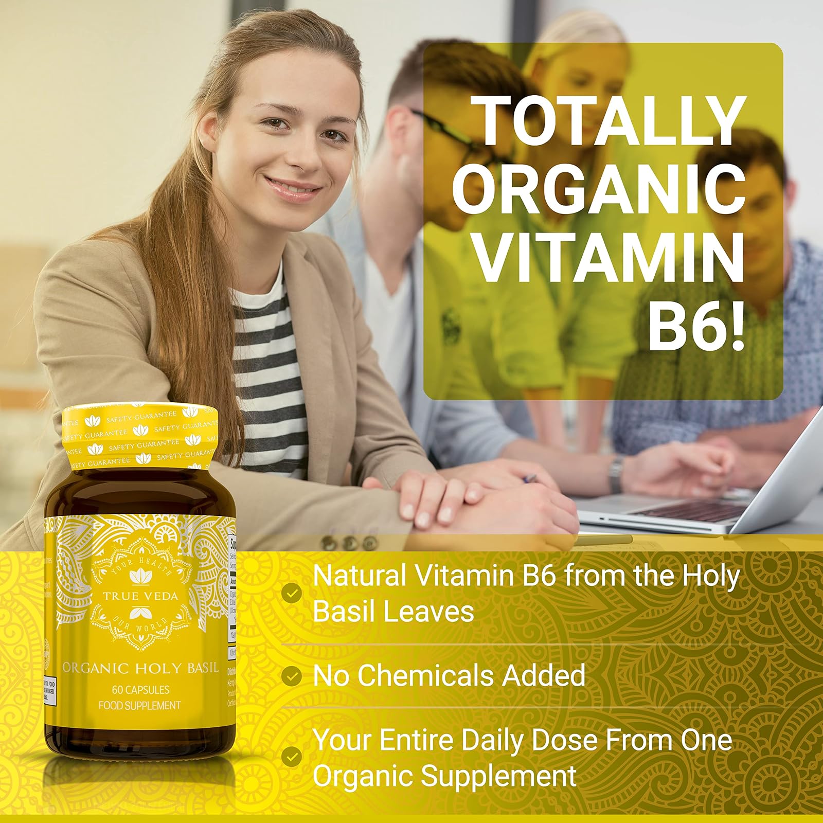 Organic Holy Basil for natural health support