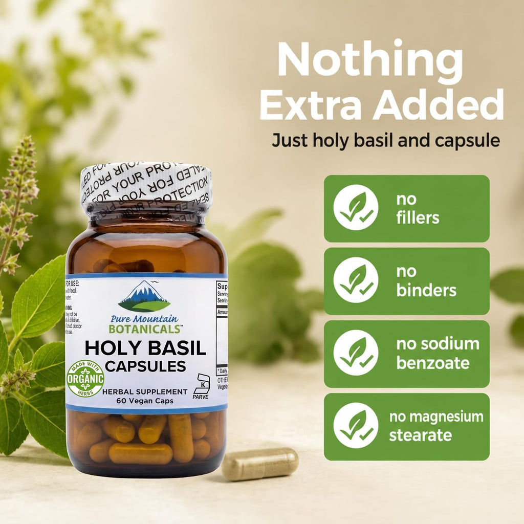 Organic Holy Basil for vitality