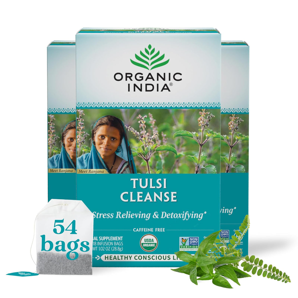 organic holy basil herbal tea