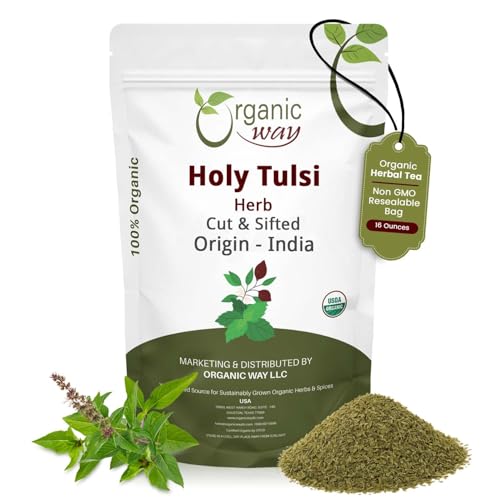 organic holy basil herbal tea