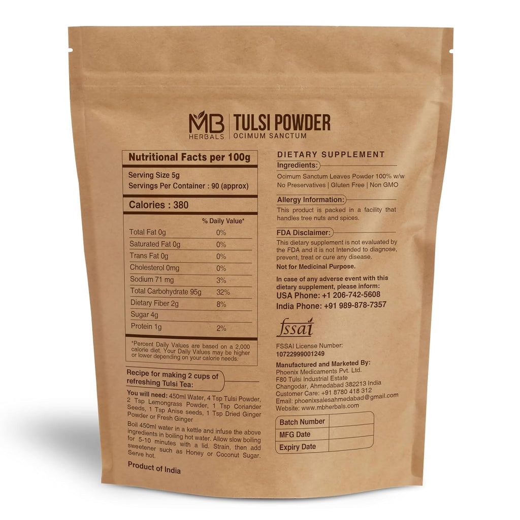 Organic Holy Basil powder for cooking