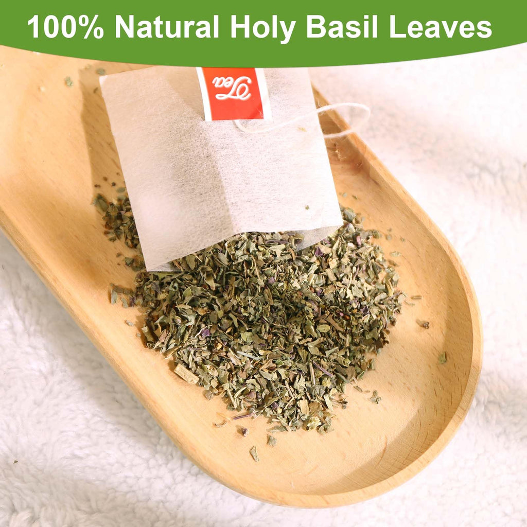 organic holy basil tea for relaxation
