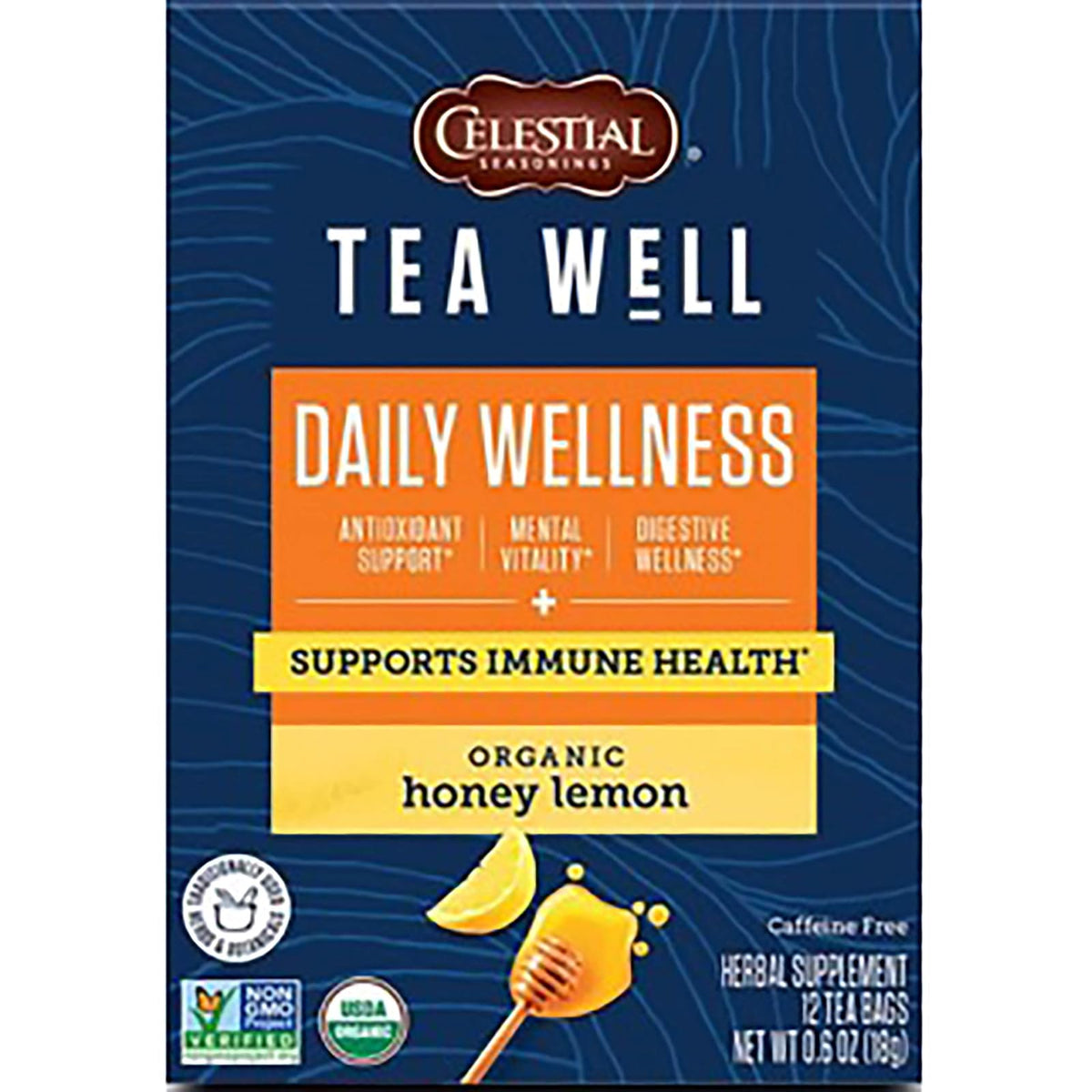 organic honey lemon herbal tea bags