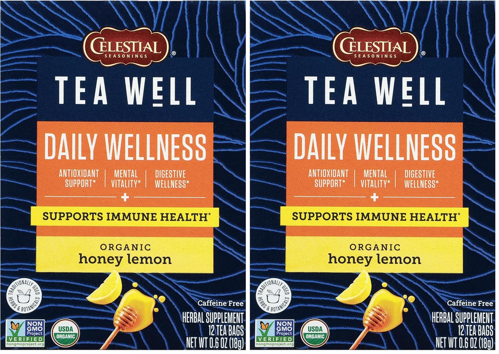 organic honey lemon herbal tea
