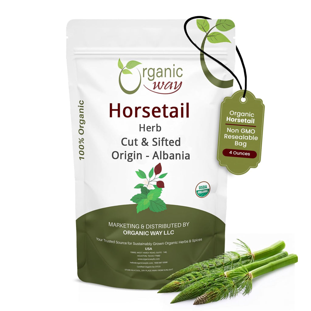 organic horsetail herb for tea