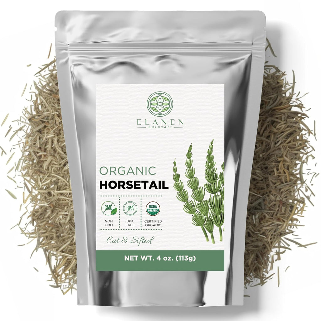 organic horsetail herb loose leaf tea