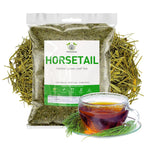 Organic horsetail herbal tea blend