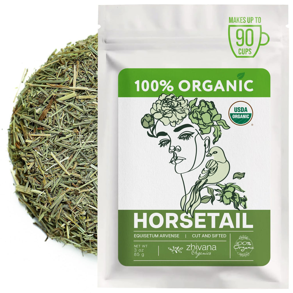 organic horsetail tea for wellness