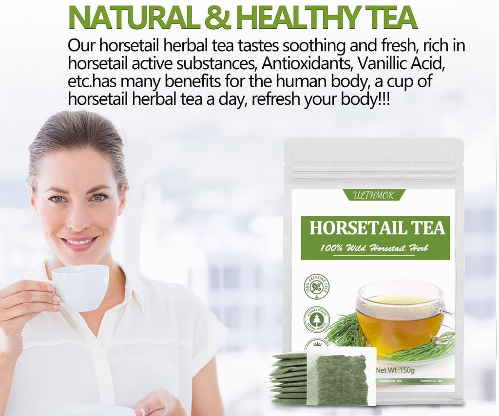 organic horsetail tea for wellness