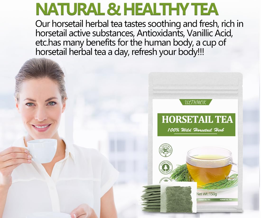 organic horsetail tea for wellness