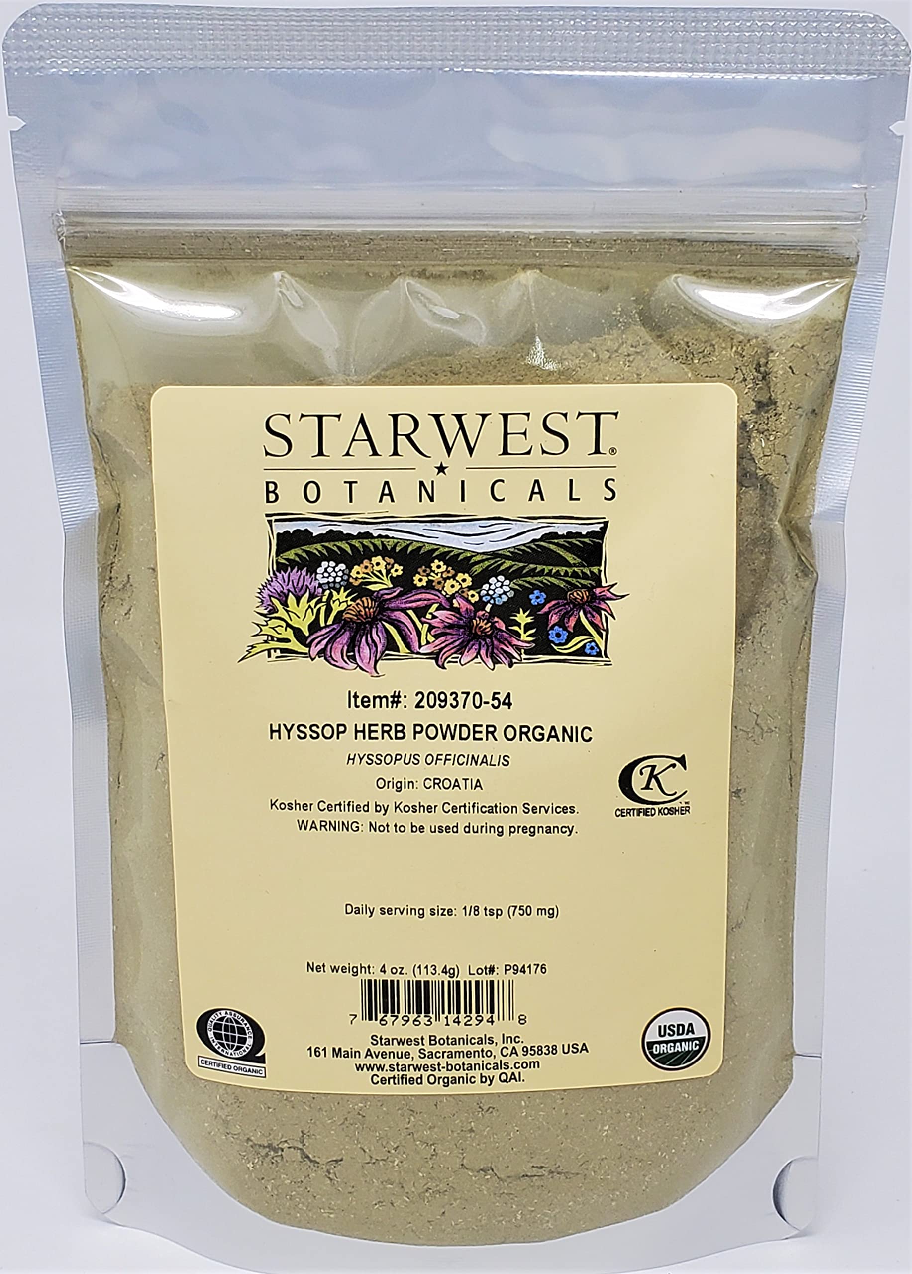 organic hyssop herb powder benefits