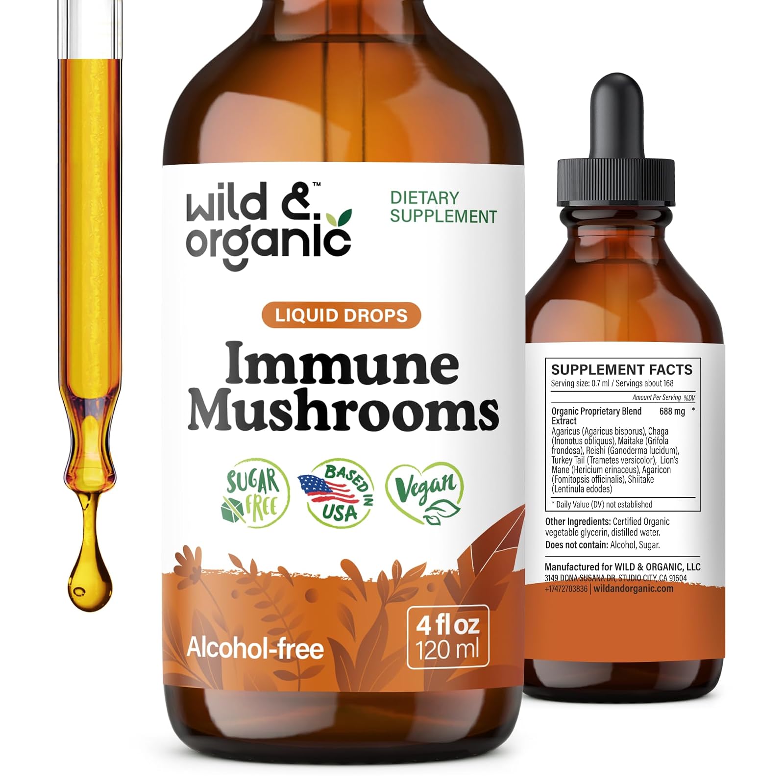 organic immune mushroom tincture