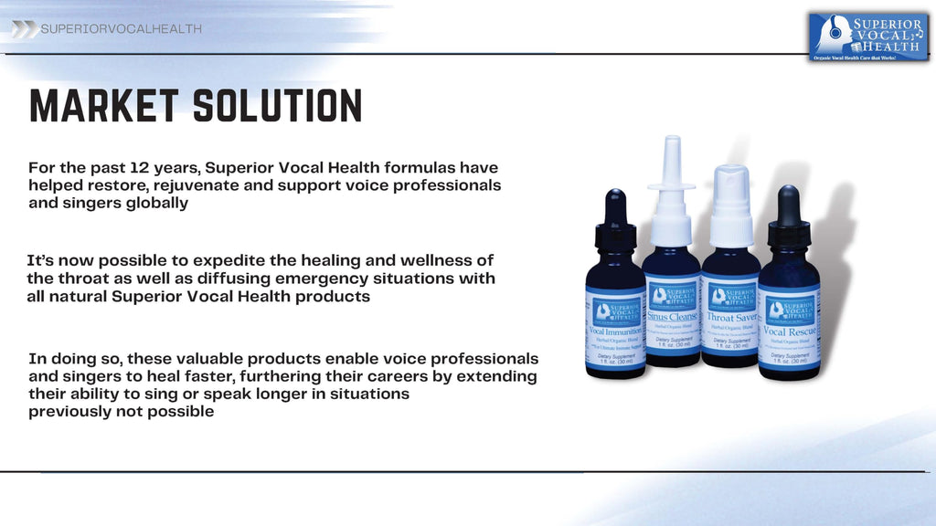 organic immune support for vocal artists