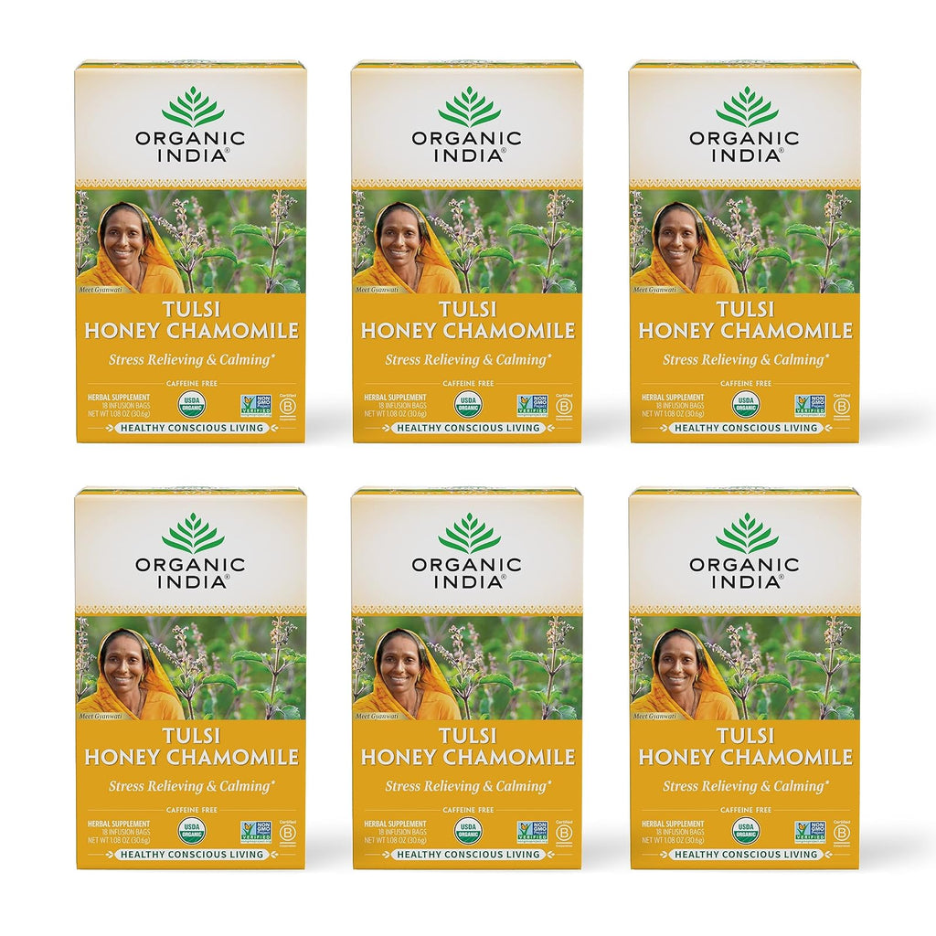 Organic India herbal tea infusion bags