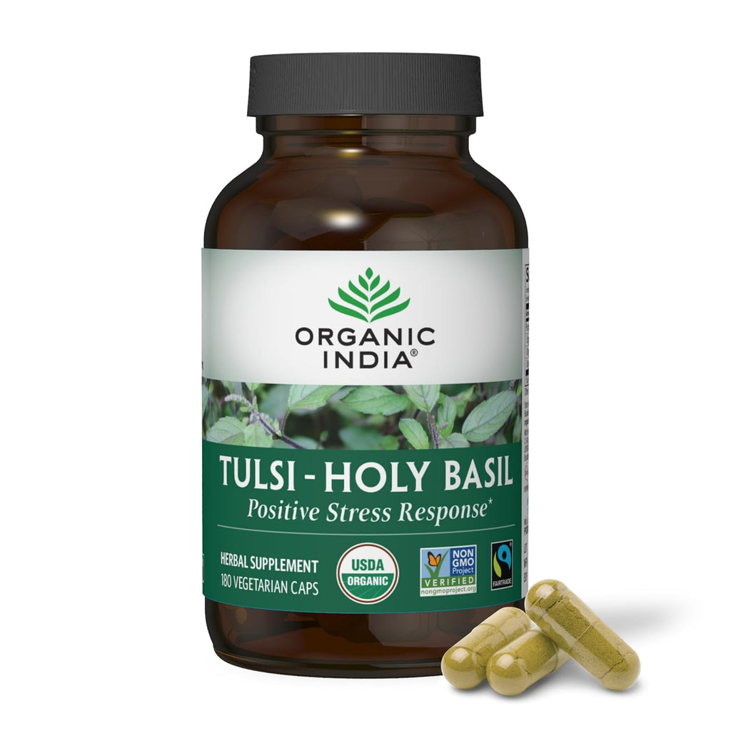 organic india holy basil extract capsules