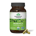 ORGANIC INDIA Moringa Herbal Supplement - Nutrient-Dense Green Superfood, Vegan, Gluten-Free, USDA Certified Organic - 90 Capsules - 1