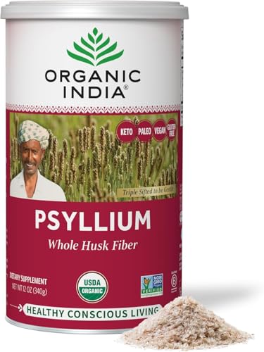Organic India psyllium husk powder for digestion