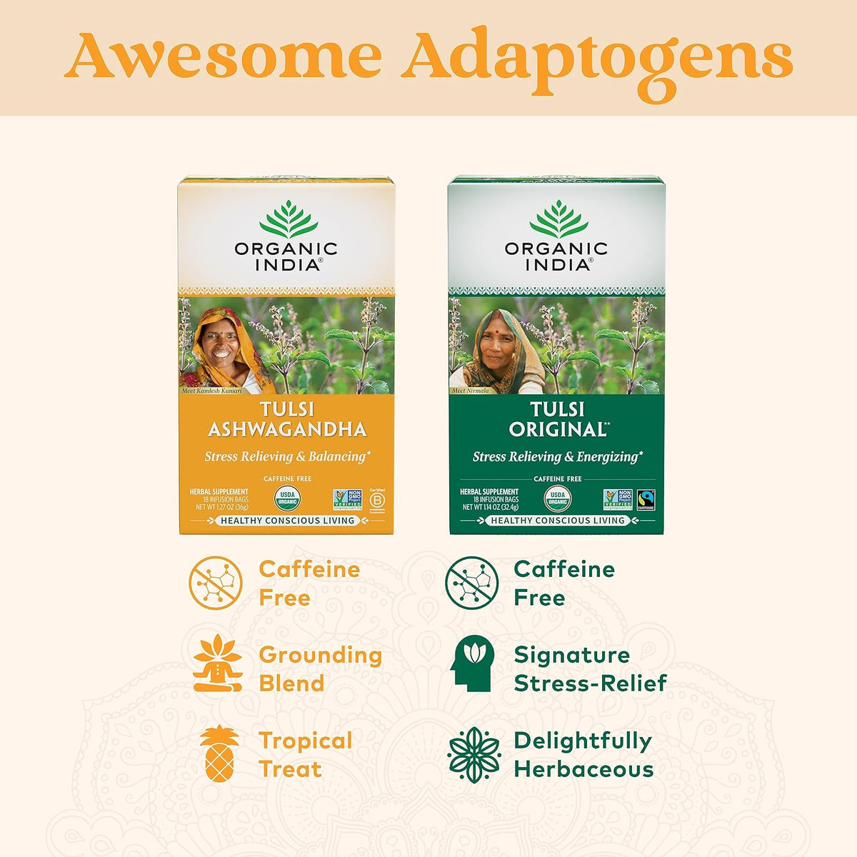 Organic India tea for wellness and balance