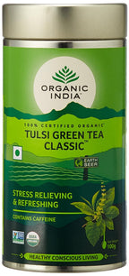 organic India tulsi green tea benefits
